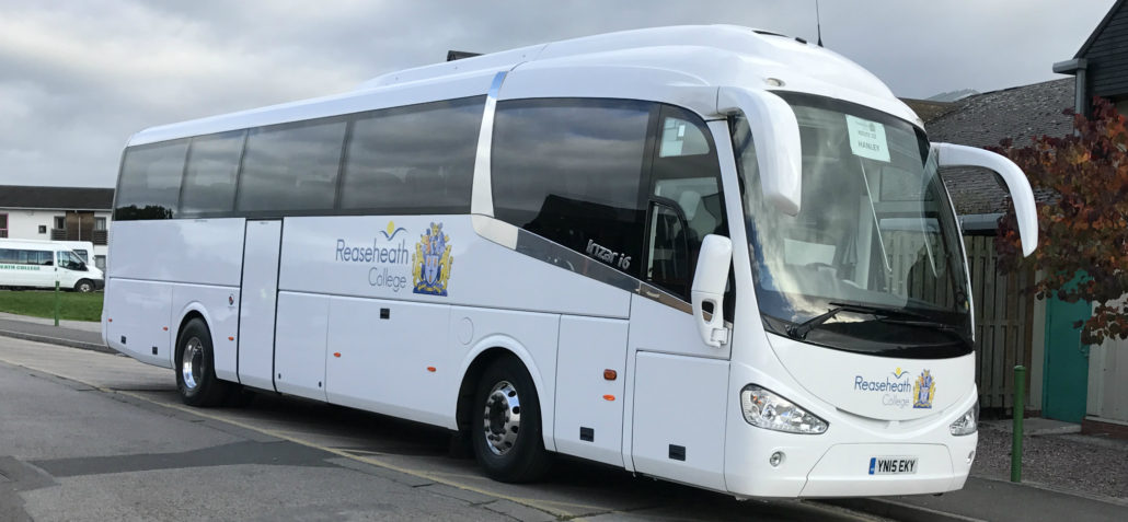 Branded RHC Bus - Reaseheath College