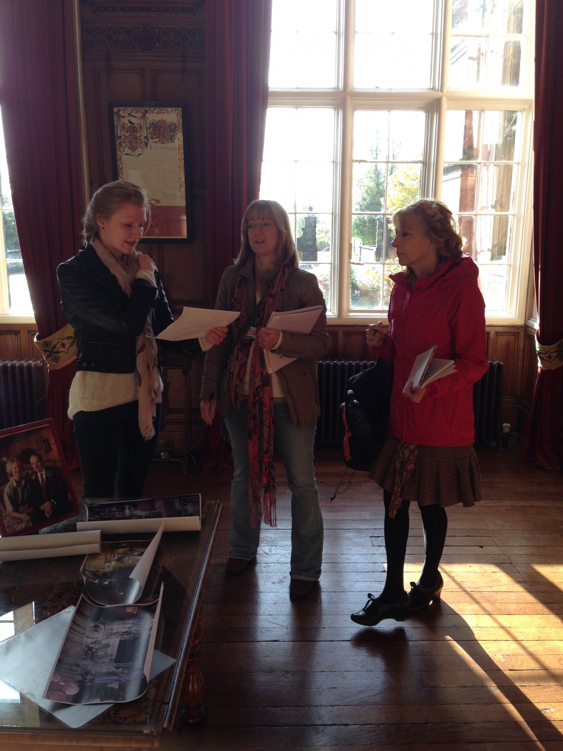 Floral designs for Arley Halls Christmas Extravaganza - Reaseheath College