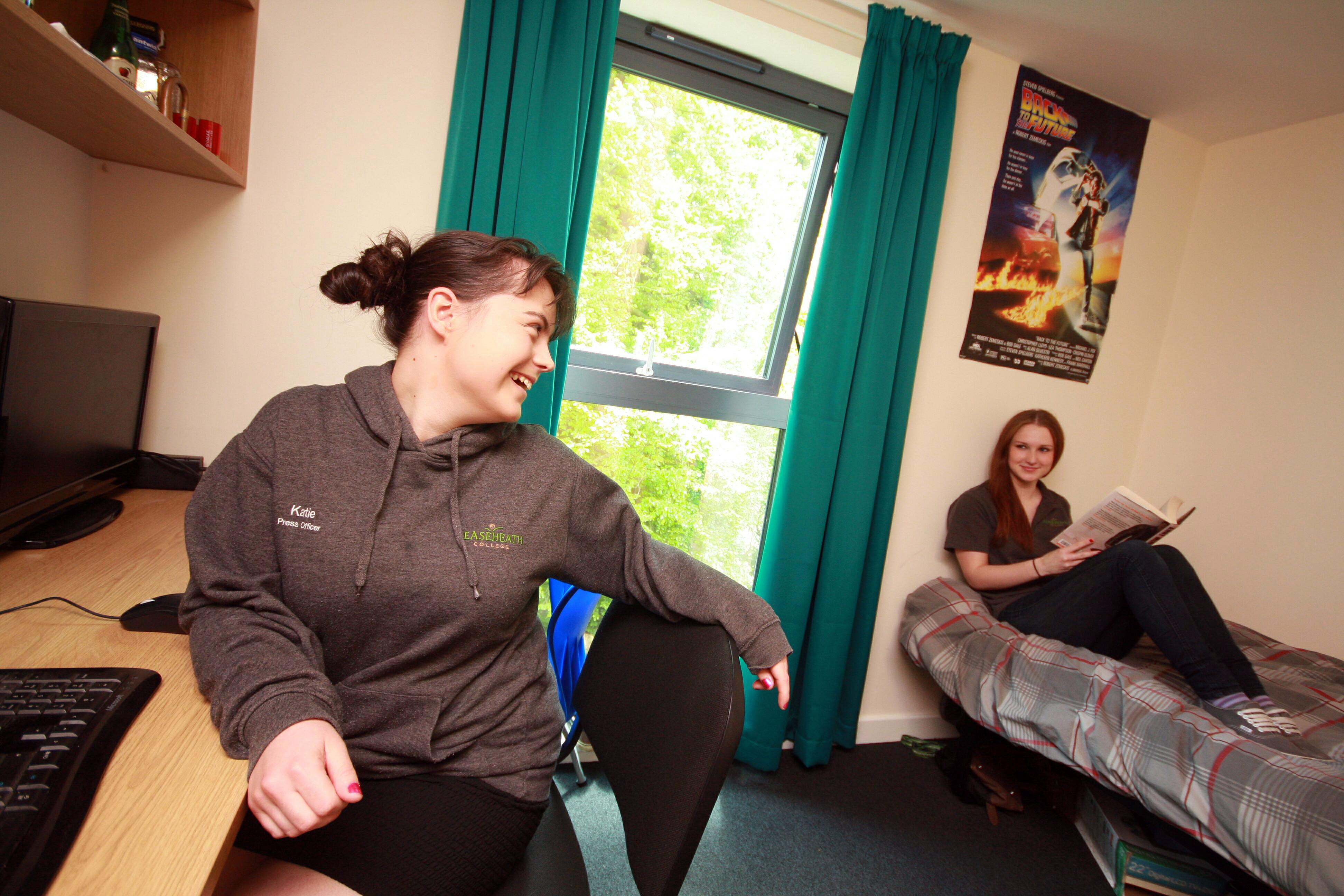 Living at Reaseheath - student room Platt Halls of Residence - Reaseheath College