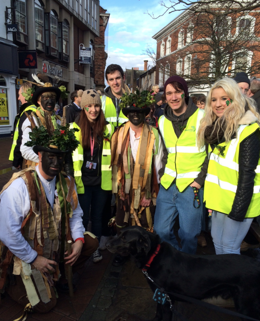 RAG fundraising - Holly Holy Day 2014 - Reaseheath College