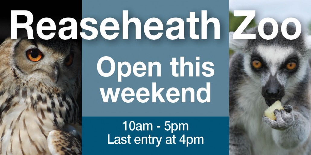 Reaseheath Zoo open this weekend - Reaseheath College