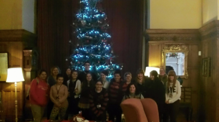 Reaseheath Florists decorate Arley Hall for Christmas - Reaseheath College