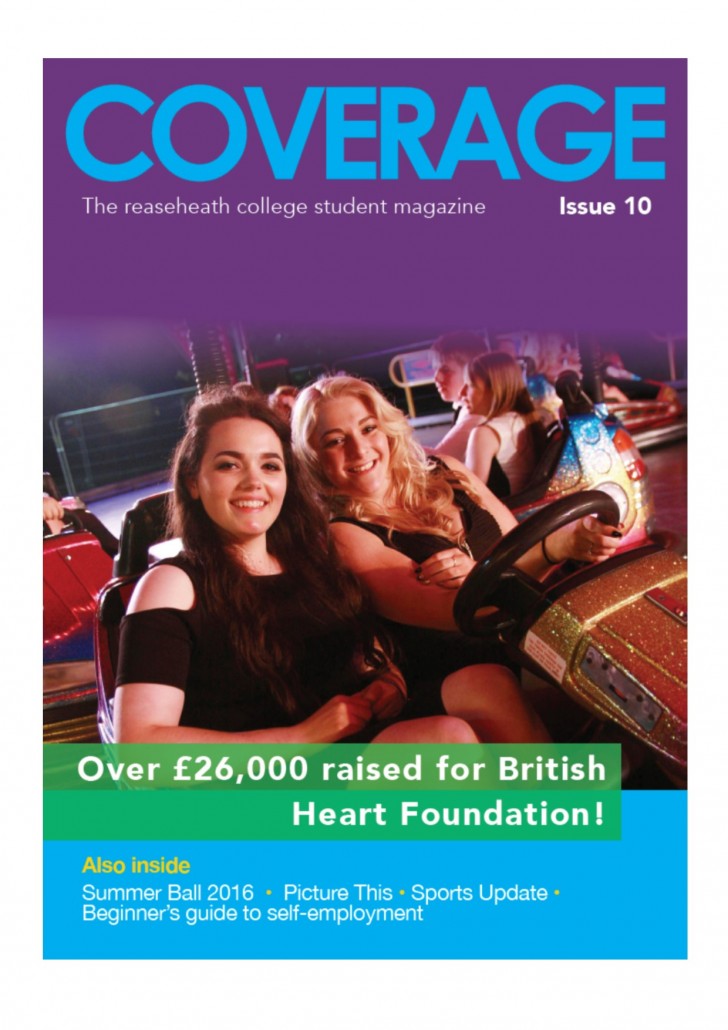 Coverage 10 front cover - Reaseheath College
