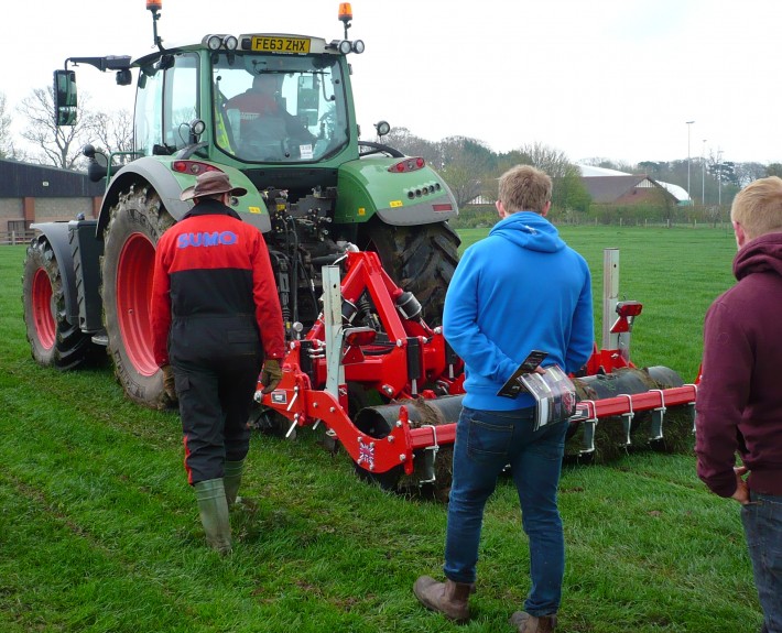 Old Hall Field Sumo Subsoiler Demonstration - Reaseheath College