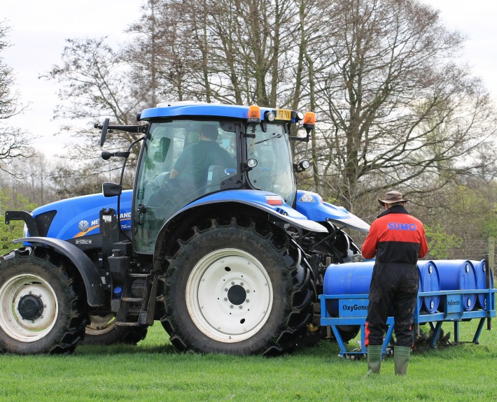 Old Hall Field Sumo Subsoiler Demonstration - Reaseheath College
