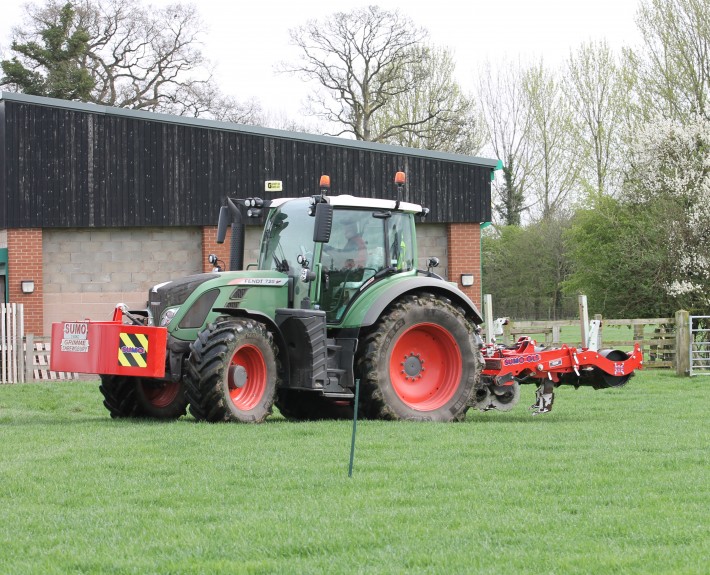 Old Hall Field Sumo Subsoiler Demonstration - Reaseheath College