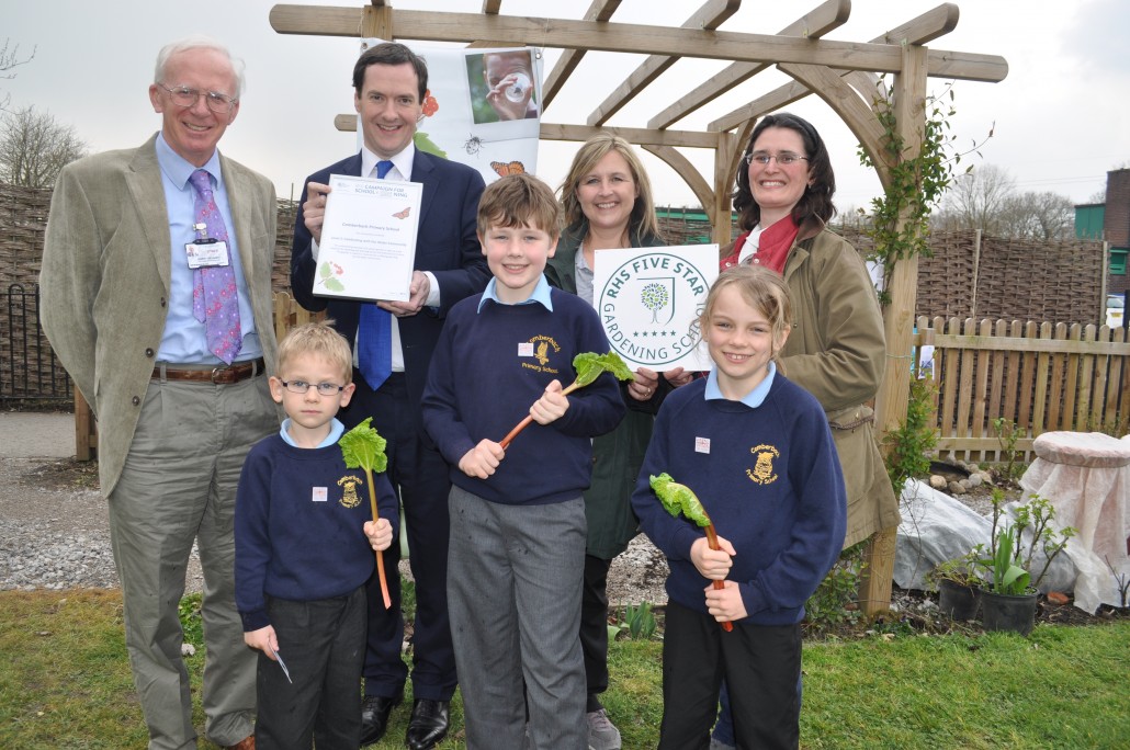 Harry Delaney, George Osborne, Anne Gunning, Babirye Gregory pupils Euan Hargraves, Logan ...