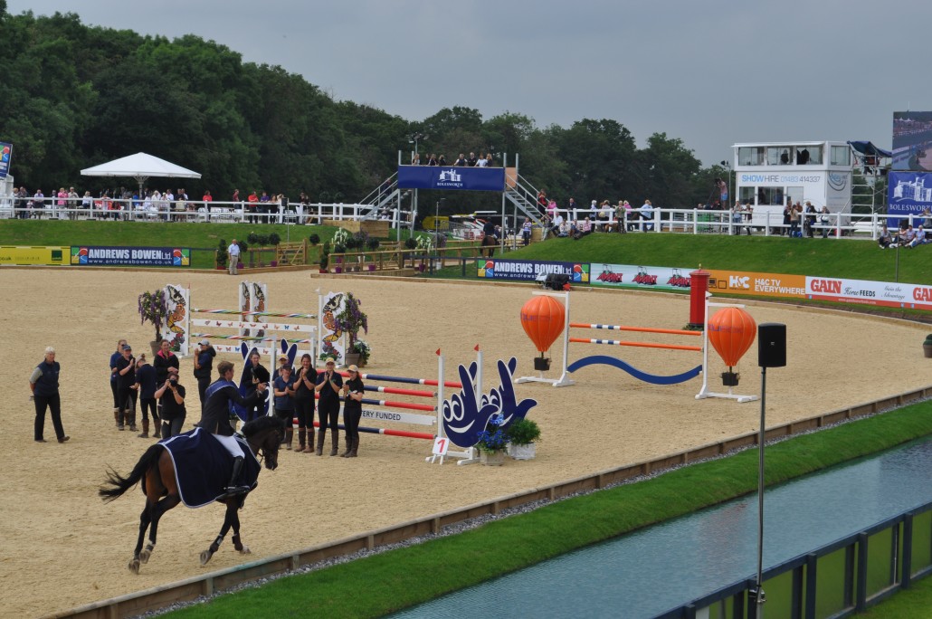 Equine students provide Bolesworth International arena party - Reaseheath College