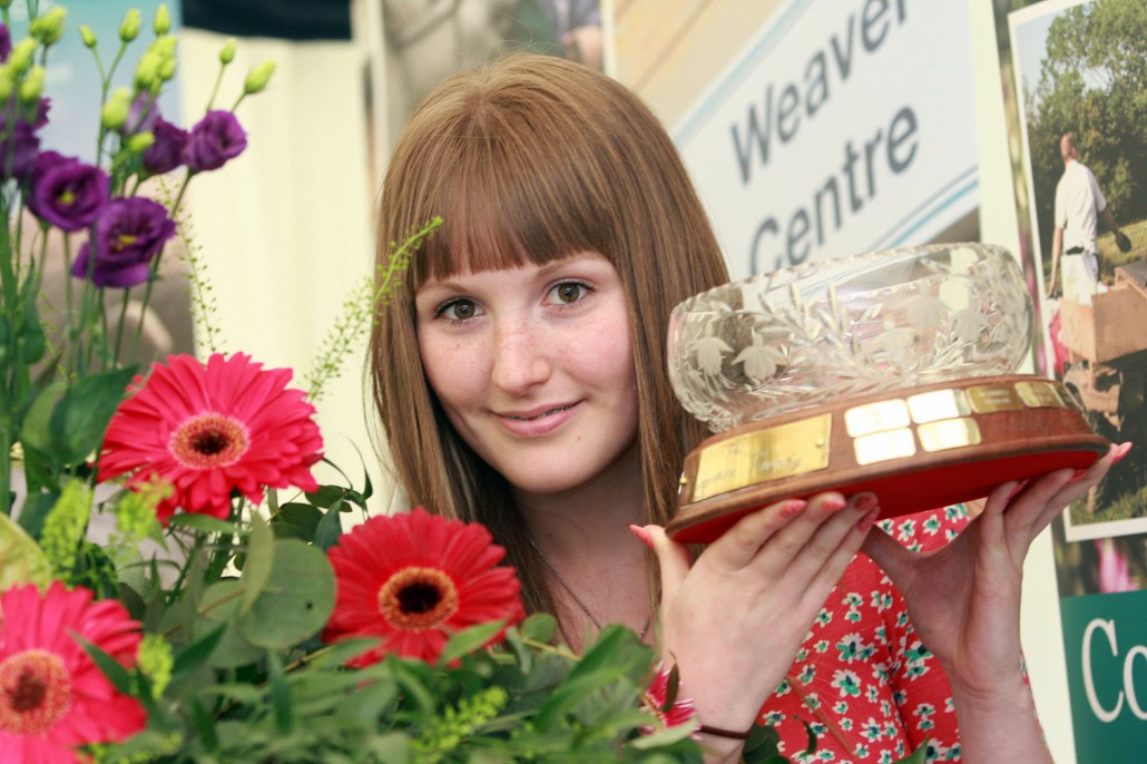 Emily Wiseman L2 Dip Floristry Bridgemere Award Most Improved Learner with flowers - Reaseheath ...