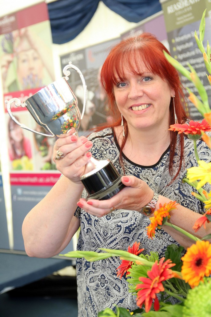 FLORISTRY L2 Ian Lloyd Trophy most improved learner, Carol Edgington - Reaseheath College