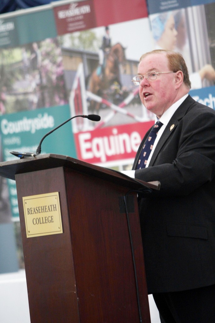 Professor Tim Wheeler, Vice-Chancellor and Principal of University of Chester - Reaseheath College
