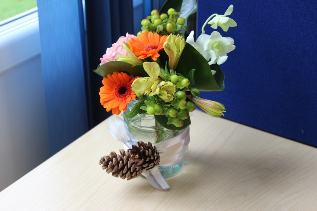 A floral thank you for former food student - Reaseheath College
