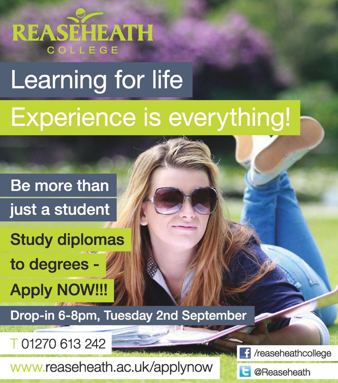 Quarter Page FE Advert-page-001 - Reaseheath College
