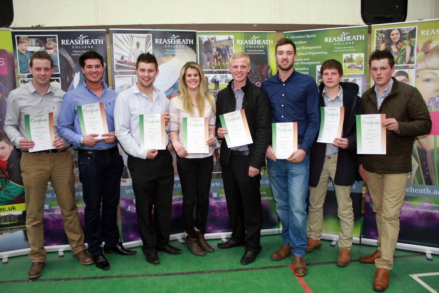 Agriculture apprentices - Reaseheath College