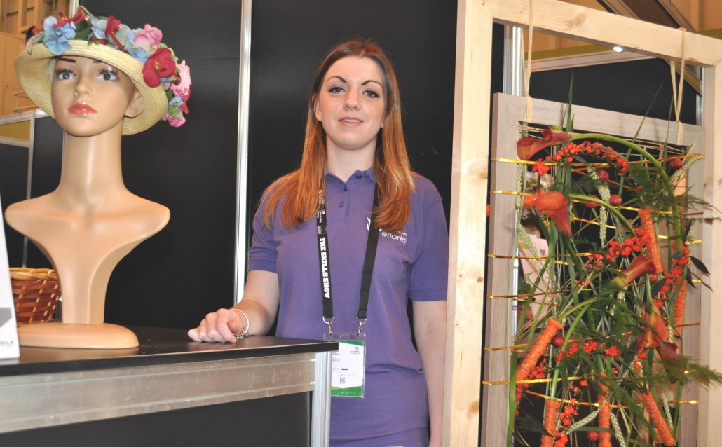 Floristry Anna Eite WorldSkills gold medalist - Reaseheath College