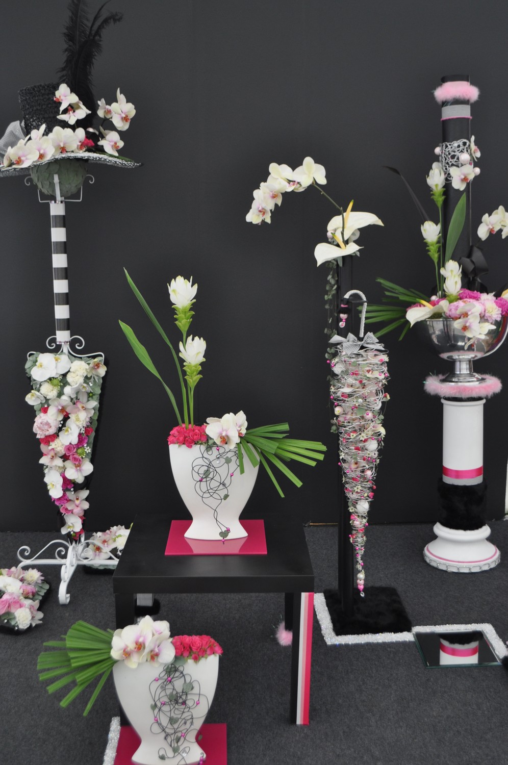 Floristry - contemporary display My Fair Lady - Reaseheath College