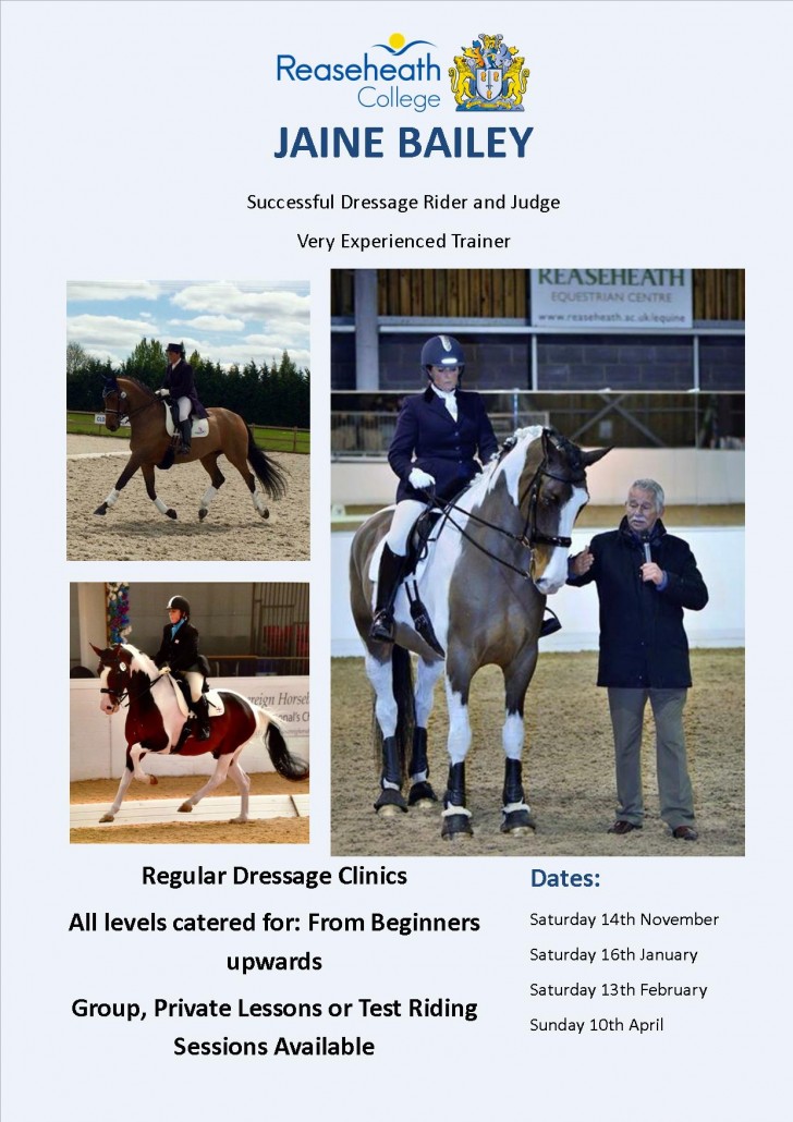 Dressage Clinic - Reaseheath College