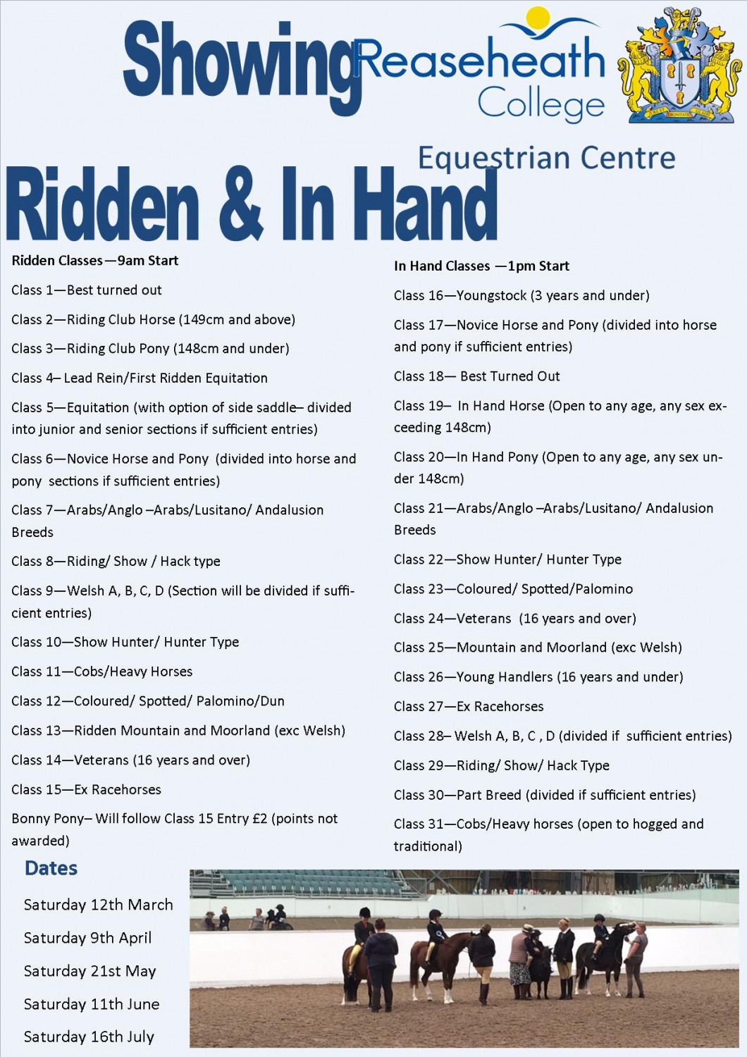 Showing - Reaseheath College