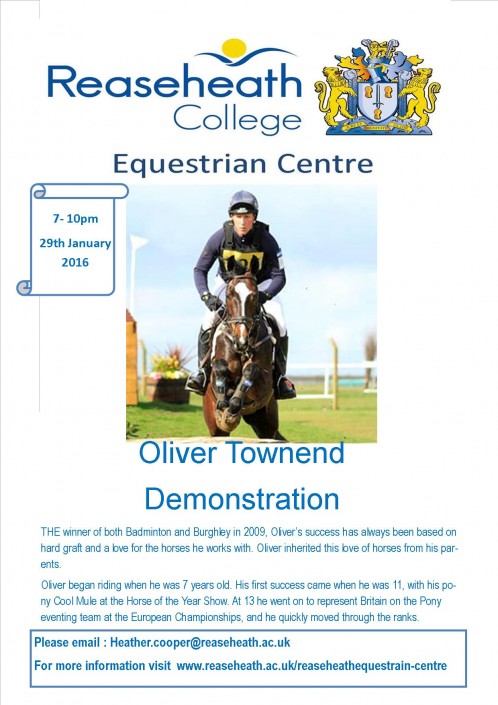 oliver townsend (2) - Reaseheath College