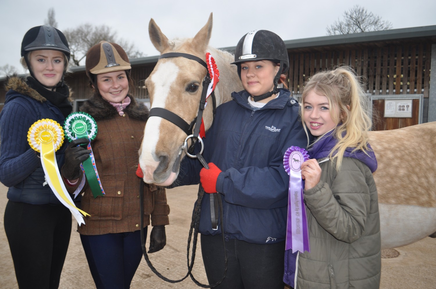 apprentices Becca Rafferty, Emma Sutton, winner Holly Whitehead, Leah ...