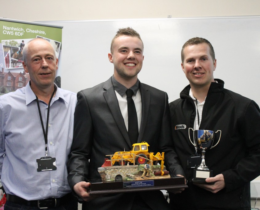 Construction Plant Maintenance Apprentices celebrate success - Reaseheath College