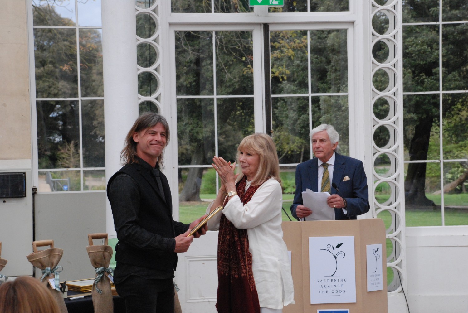Daniel Ackerley with Susan Hampshire - Gardening Against the Odds ...