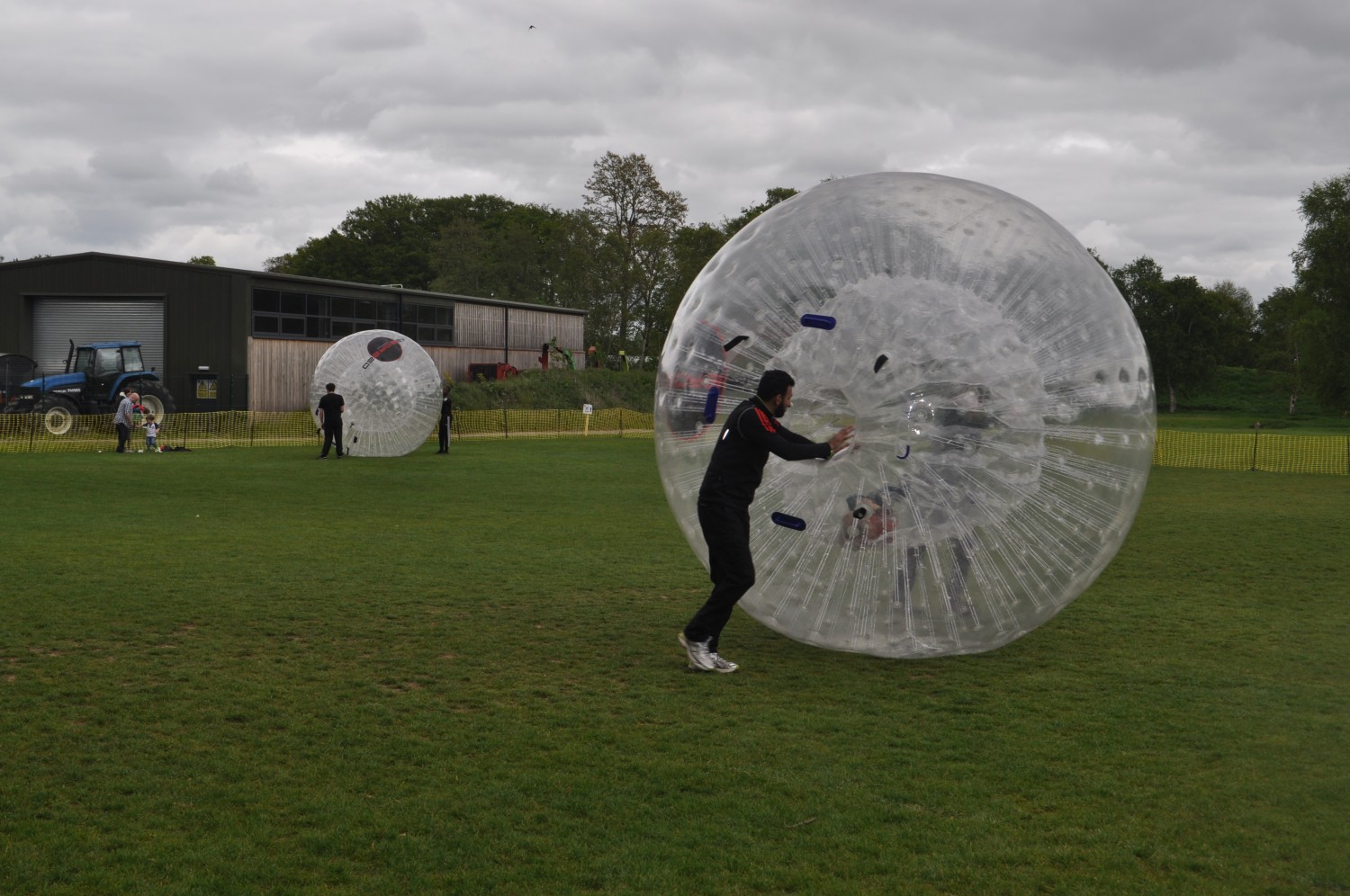 zorbing - Reaseheath College