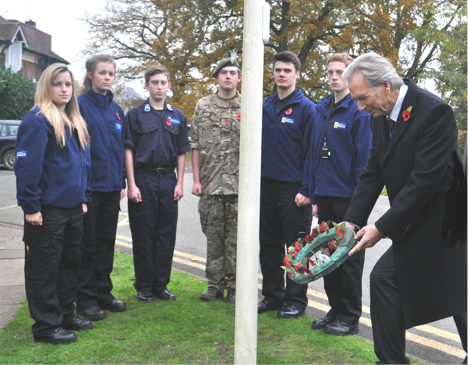Bill Holroyd High Sheriiff of Cheshire with Cheshire Police Army and ...