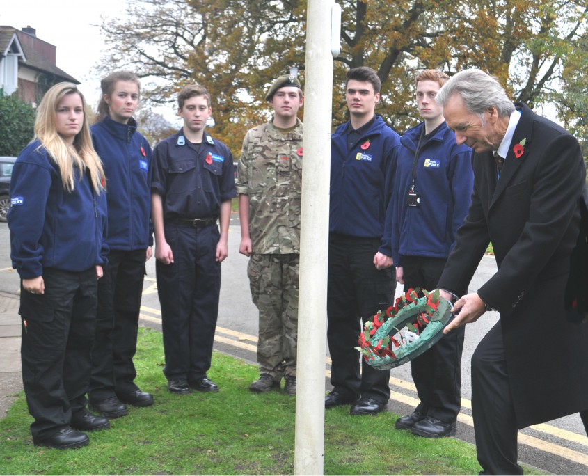 Reaseheath students mark Remembrance Day - Reaseheath College