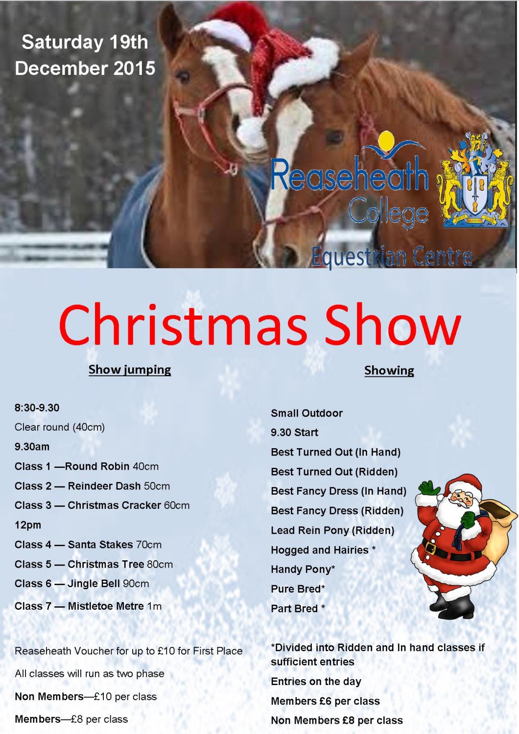 Show Jumping Competition - Reaseheath College