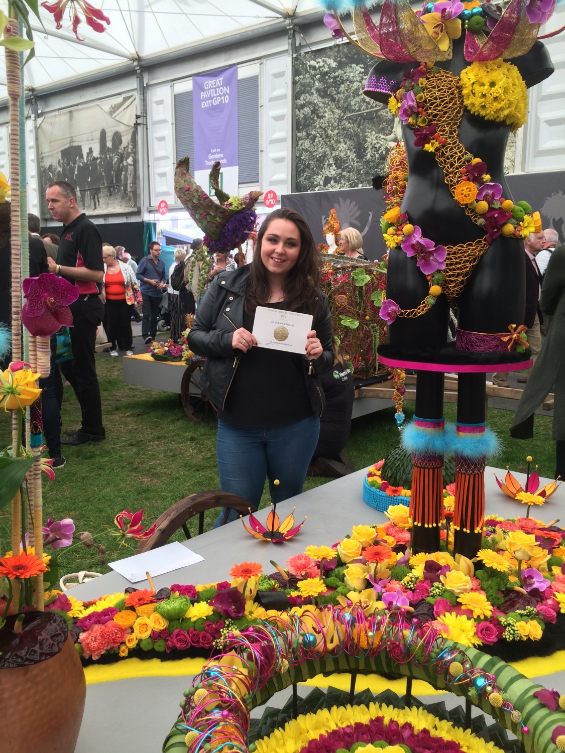 Florists take top prizes at RHS Chelsea Flower Show - Reaseheath College