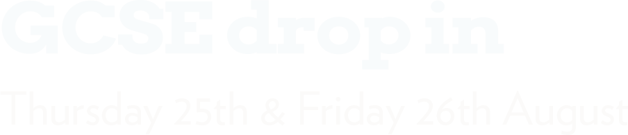 GCSE Drop In - Reaseheath College