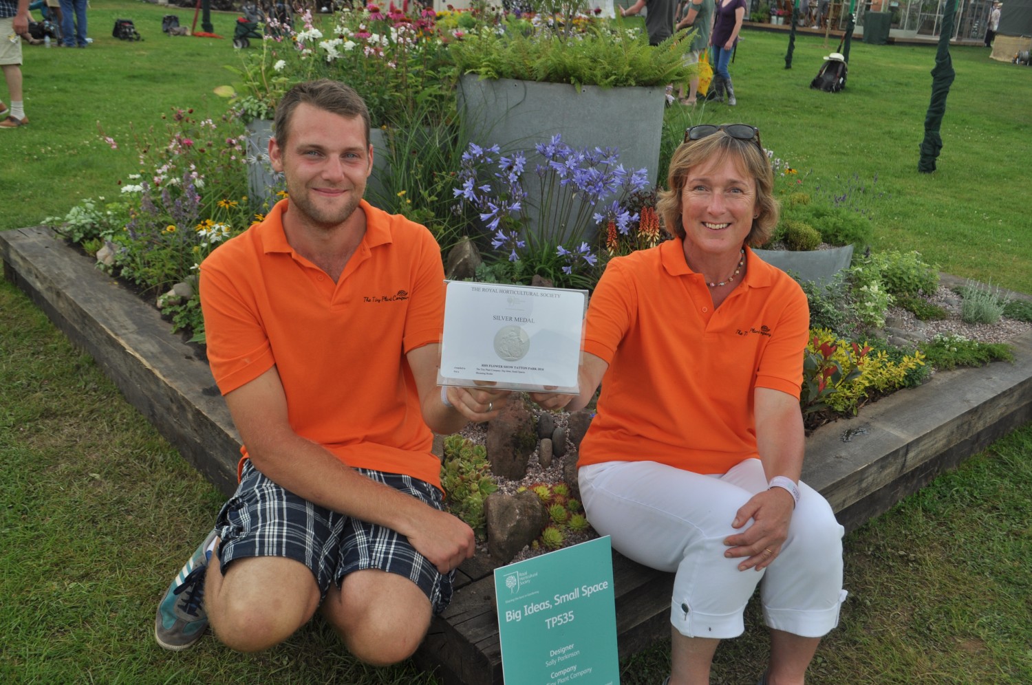 Matt Wood and Sally Parkinson silver medal - Reaseheath College
