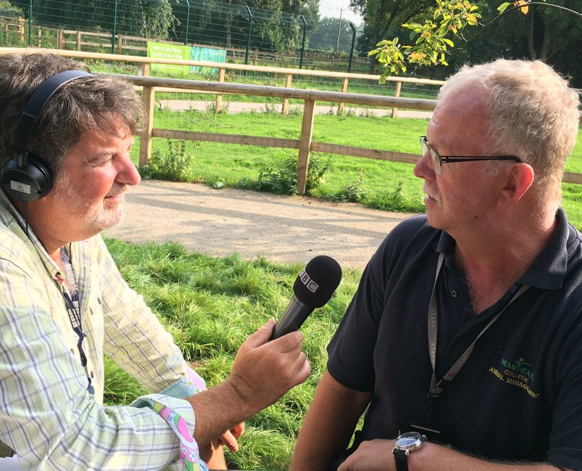 BBC Radio Stoke enjoys a visit to Reaseheath Zoo - Reaseheath College