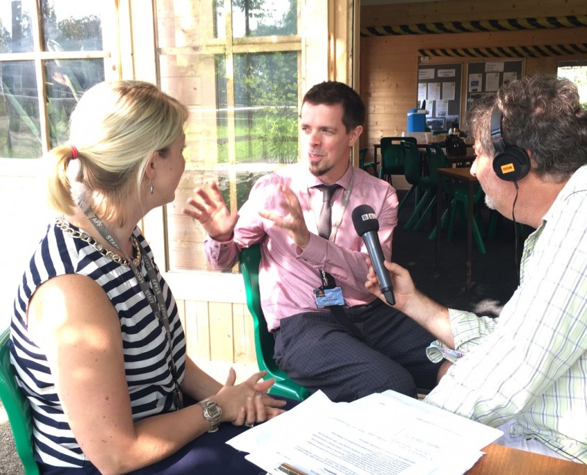 BBC Radio Stoke enjoys a visit to Reaseheath Zoo - Reaseheath College