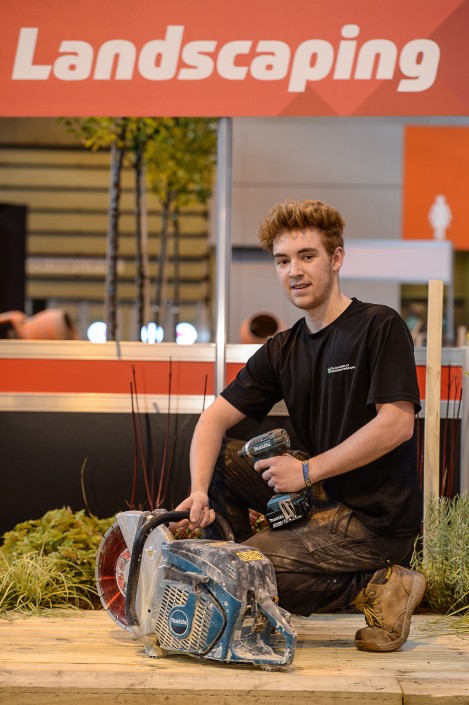 Successful WorldSkills UK competitor Aaron Byrne - Reaseheath College