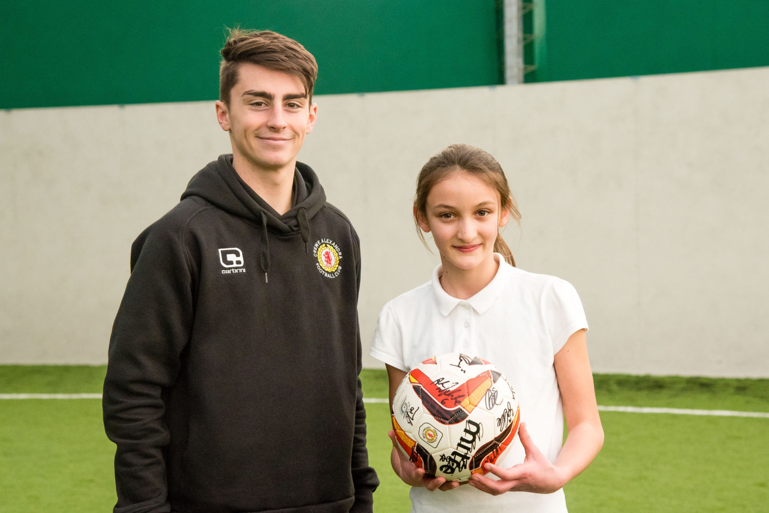 Nantwich pupils get top tips from Crewe Alex future stars - Reaseheath College