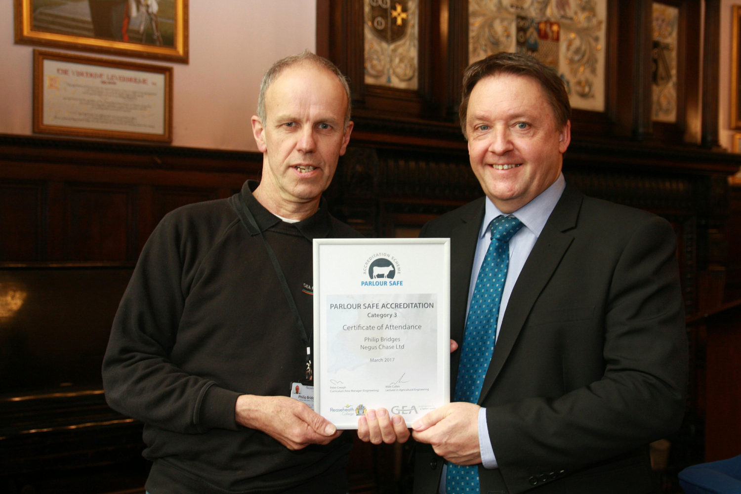 Philip Bridges (Negus Chase dealership), Dave Kynaston Vice Principal - Reaseheath College