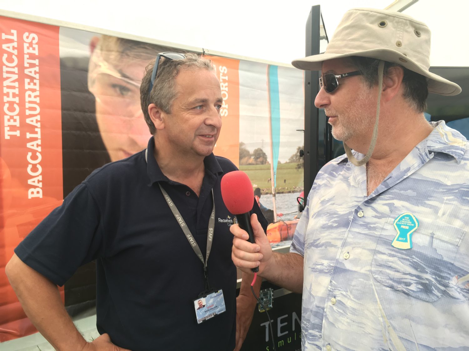 Mark Walton chats to James Watt BBC Radio Stoke - Reaseheath College