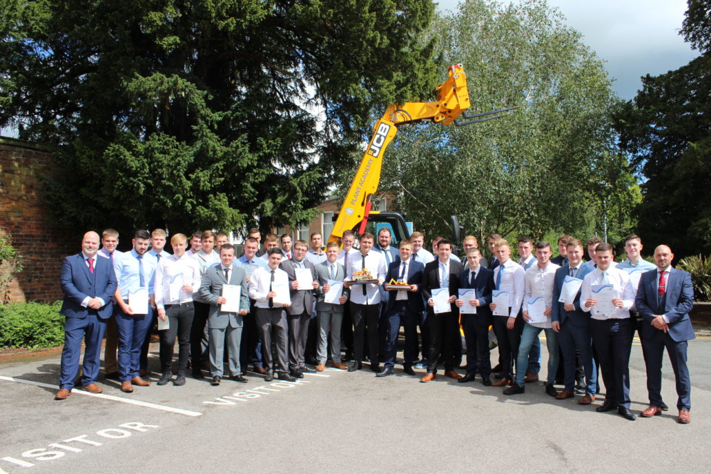 Construction Plant Maintenance Apprentices celebrate success - Reaseheath College