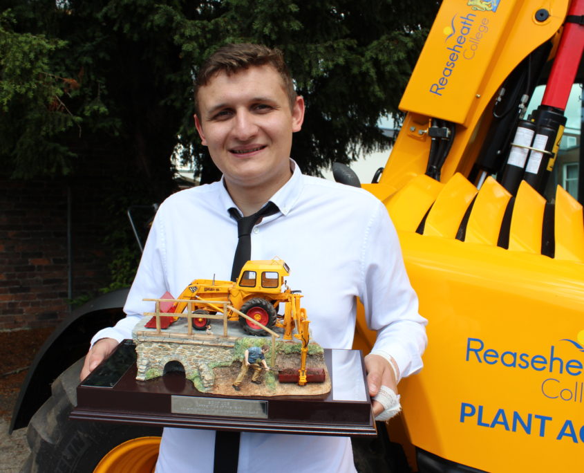 Construction Plant Maintenance Apprentices celebrate success - Reaseheath College