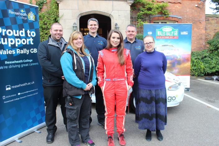 Jade Paveley, ralleymakers Simon Bishop, Lisa Boardman, Gareth Baister, Wayne Dyson, Sam Straker ...