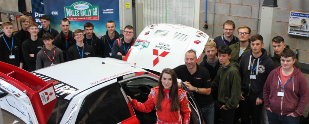 Inspirational rally experience for motor vehicle students - Reaseheath College