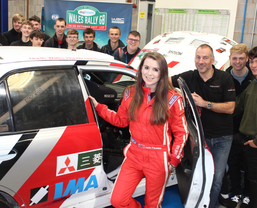 Inspirational rally experience for motor vehicle students - Reaseheath College
