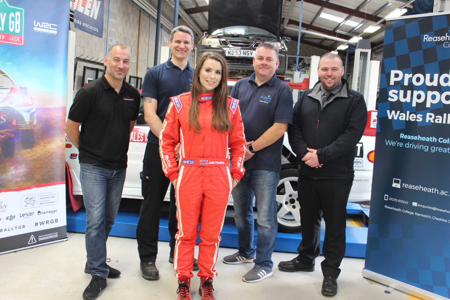 Jade and David Paveley, Gareth Baister, Wayne Dyson, Simon Bishop ...