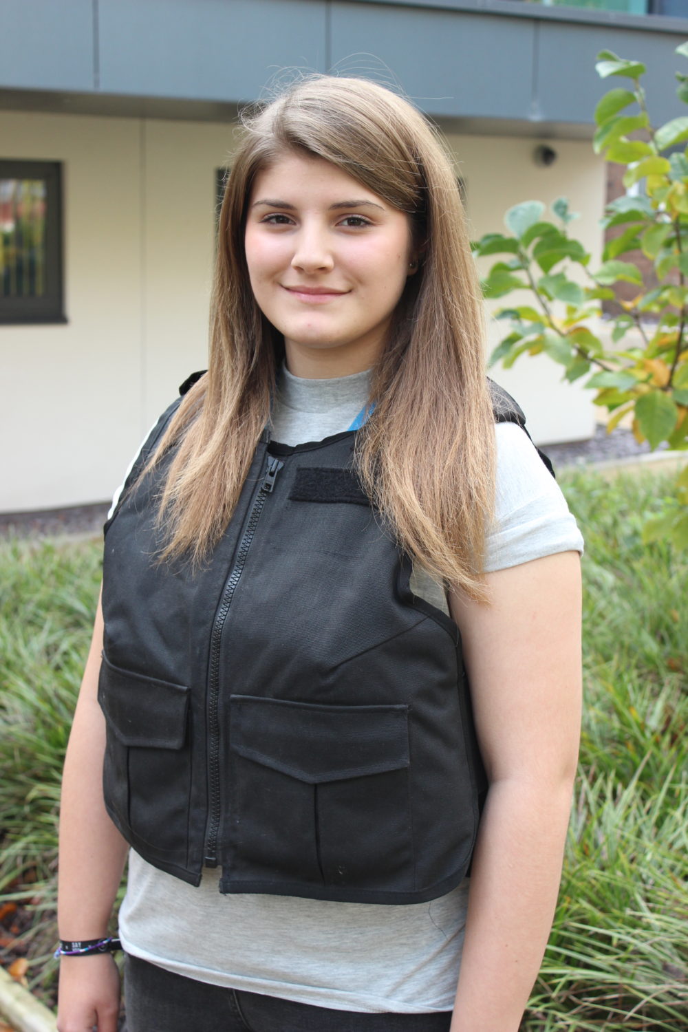 Amy Crone L3 Dip Safeguard vest 1 - Reaseheath College