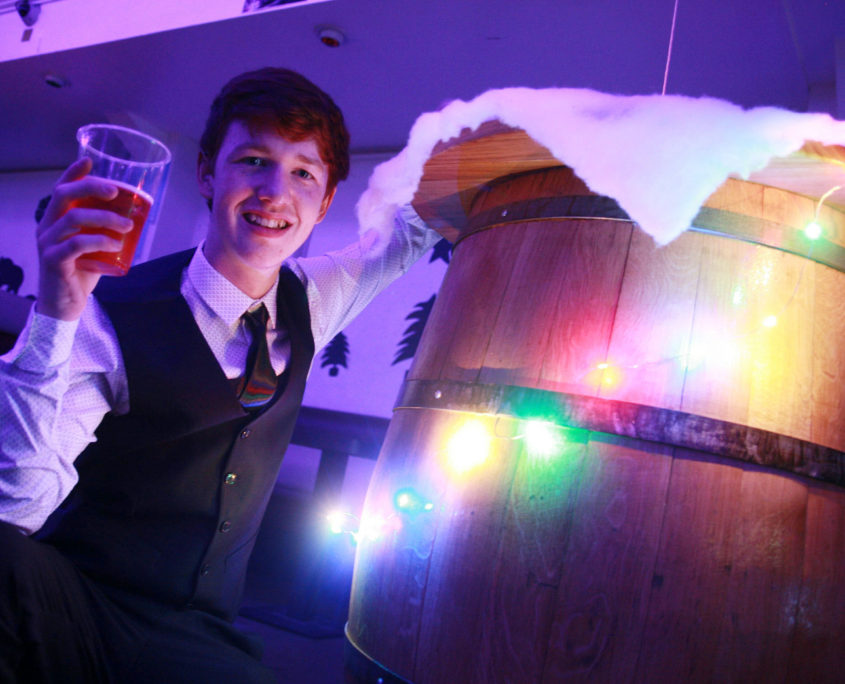Reaseheath students sparkle at ‘Winter Wonderland’ ball - Reaseheath College
