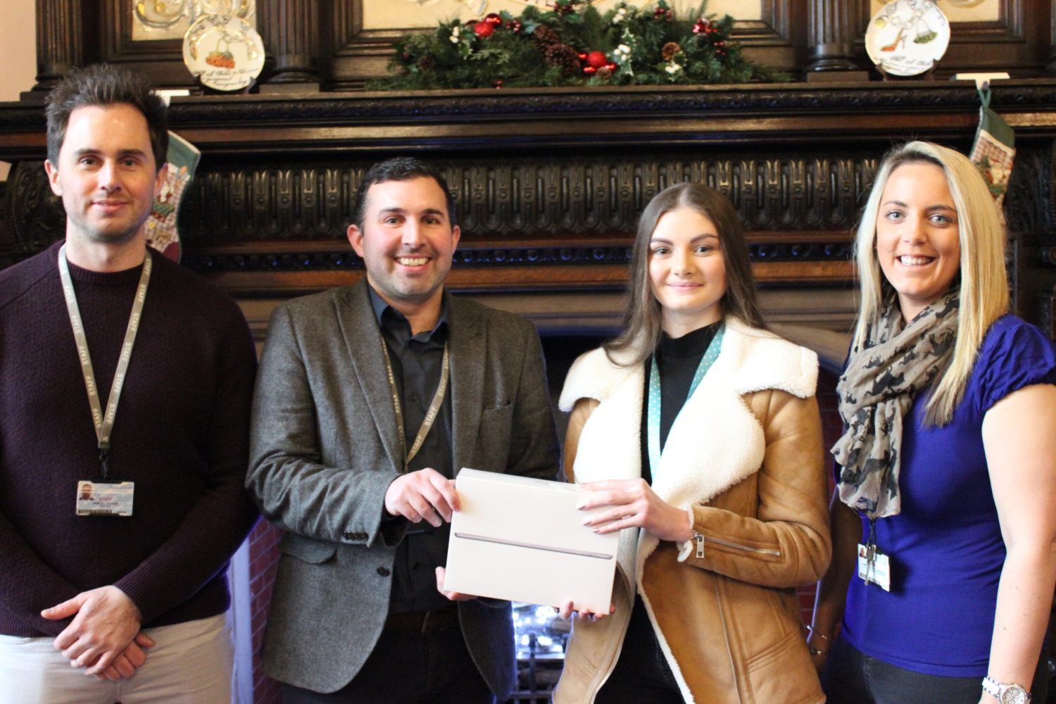 James Latham, Paul Spearritt, Amber Hayes and Jamie Leigh Lawrence - Reaseheath College