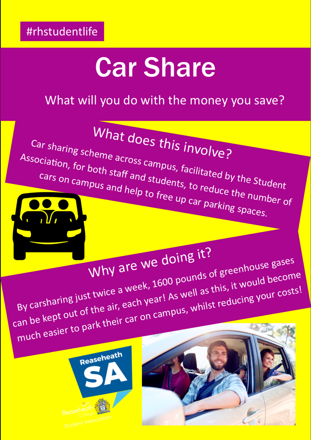 SA Campaign Car Share - Reaseheath College