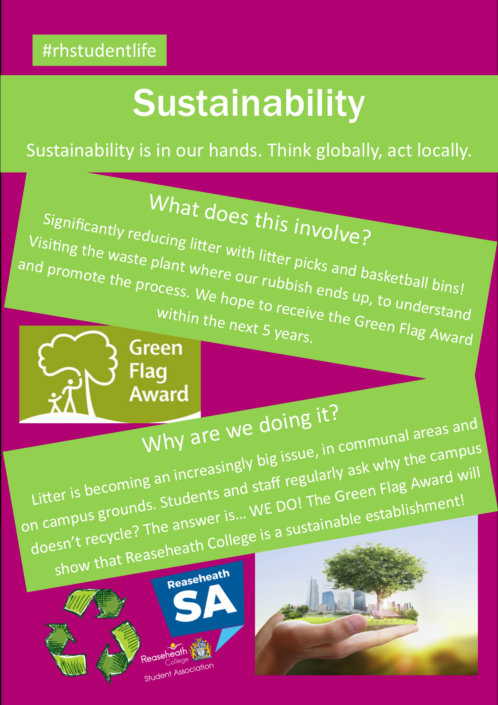 SA Campaign Sustainability - Reaseheath College